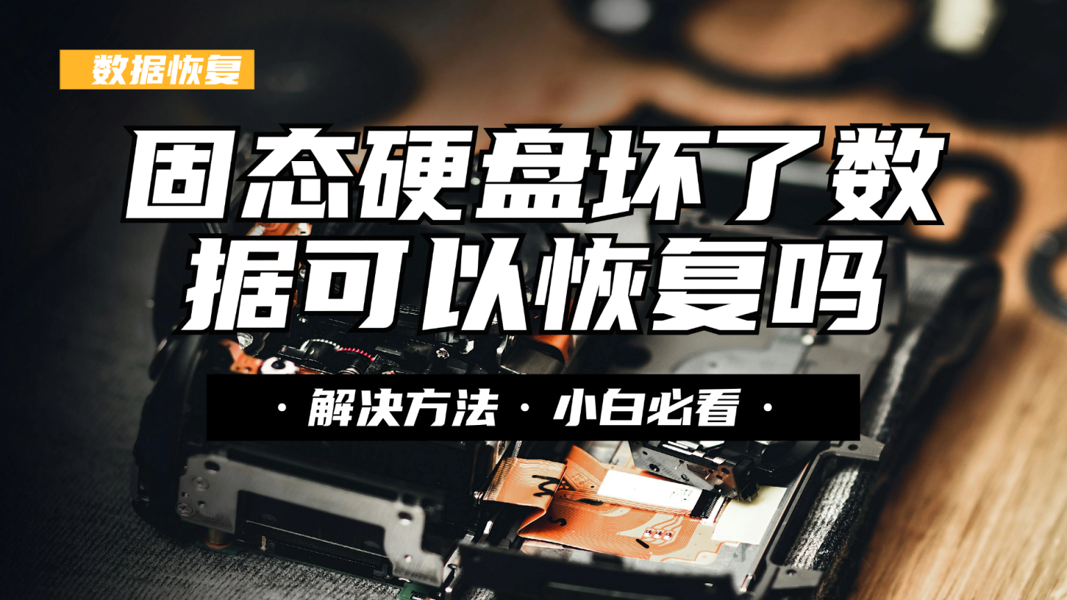固态硬盘坏了数据能恢复吗？数据恢复有妙招，2026年这5个方法竟然管用 - 嗨格式数据恢复大师